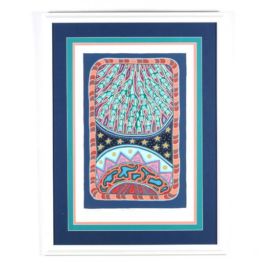 Sally Morgan (australian, B. 1951), Screenprint In