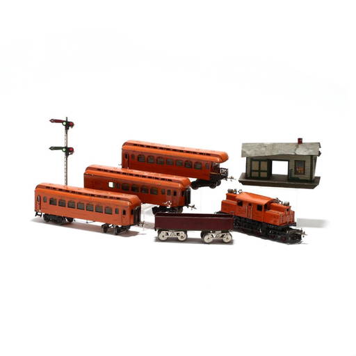 Vintage Ives Model Railroad Set