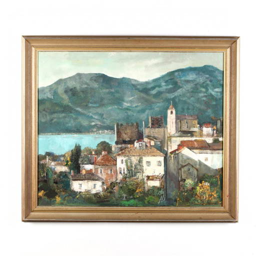 Philip Moose (nc, 1921 2001), Along Lake Maggiori,