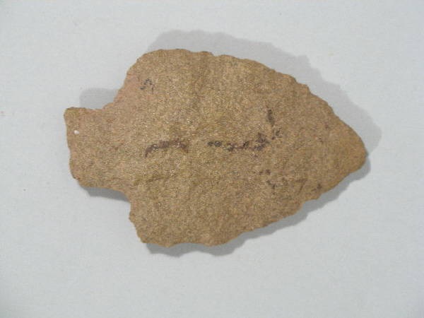 Quartzite Perkiomen Broadspear Projectile Point,