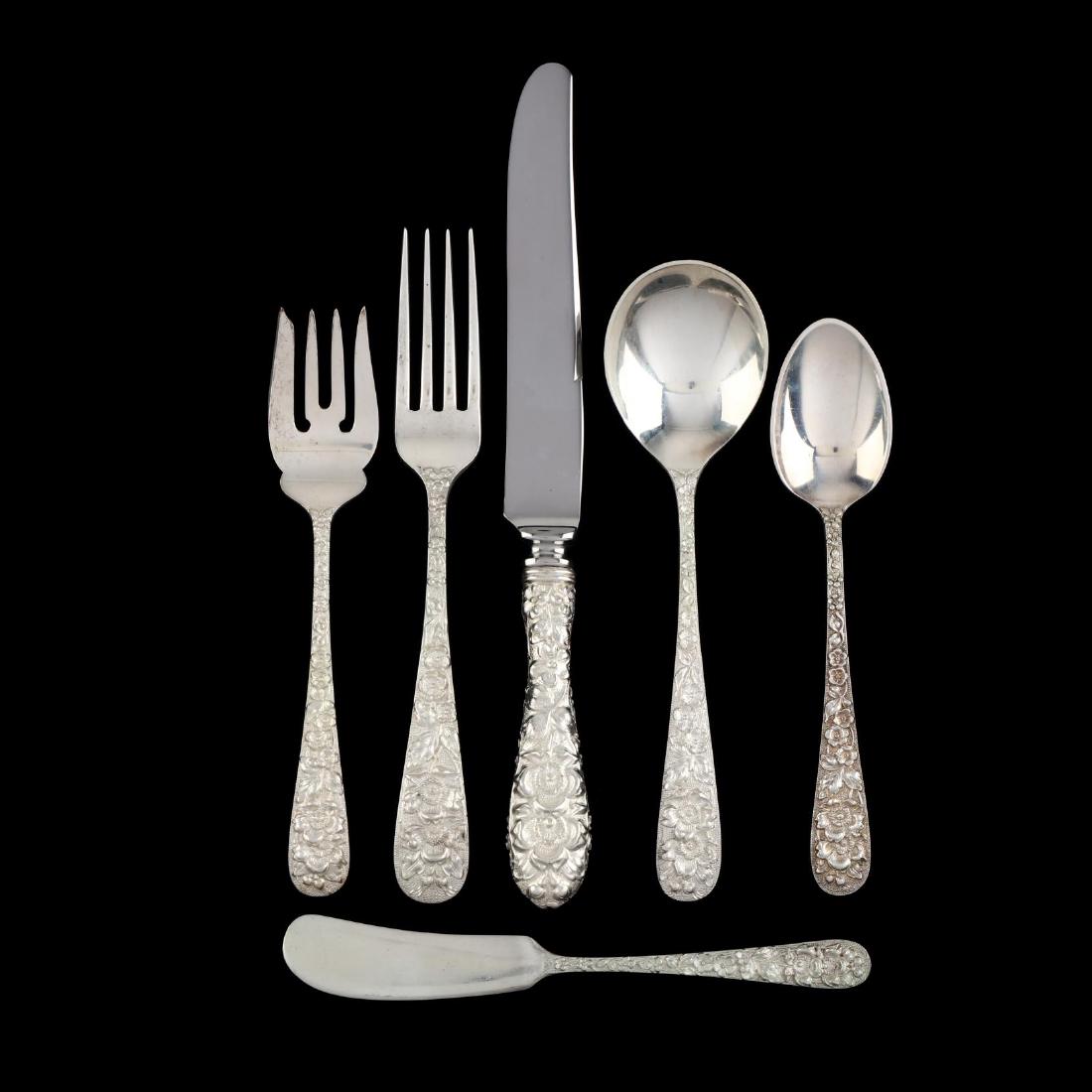 Stieff "Forget-Me-Not" Sterling Silver Flatware