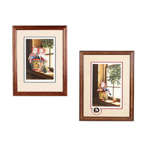 Bob Timberlake (nc), Two "raggedy Ann And Andy" Prints,