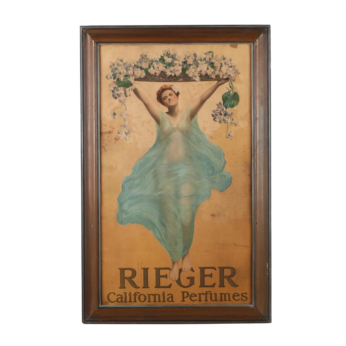 Vintage Poster for Rieger, California Perfumes
