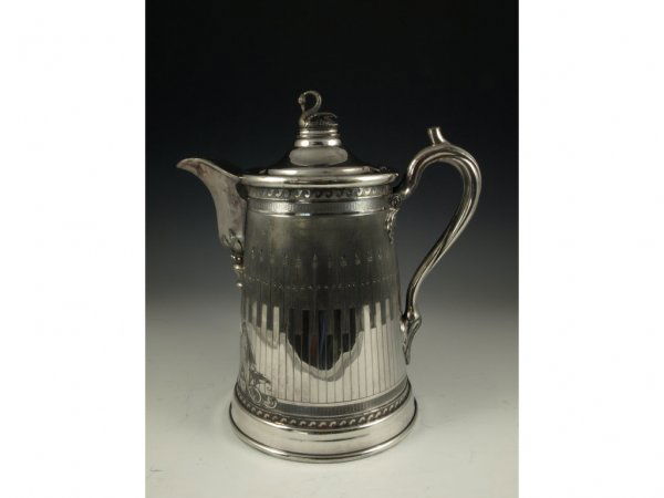 289: Reed & Barton Silver Plate Ice Water Pitcher,