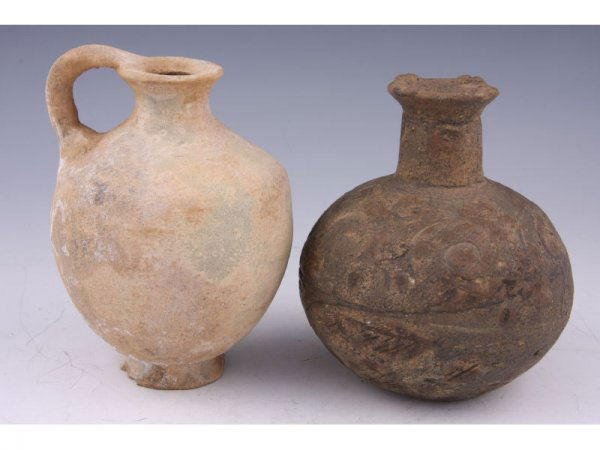 Two Pieces Of Ancient Near Eastern Pottery,