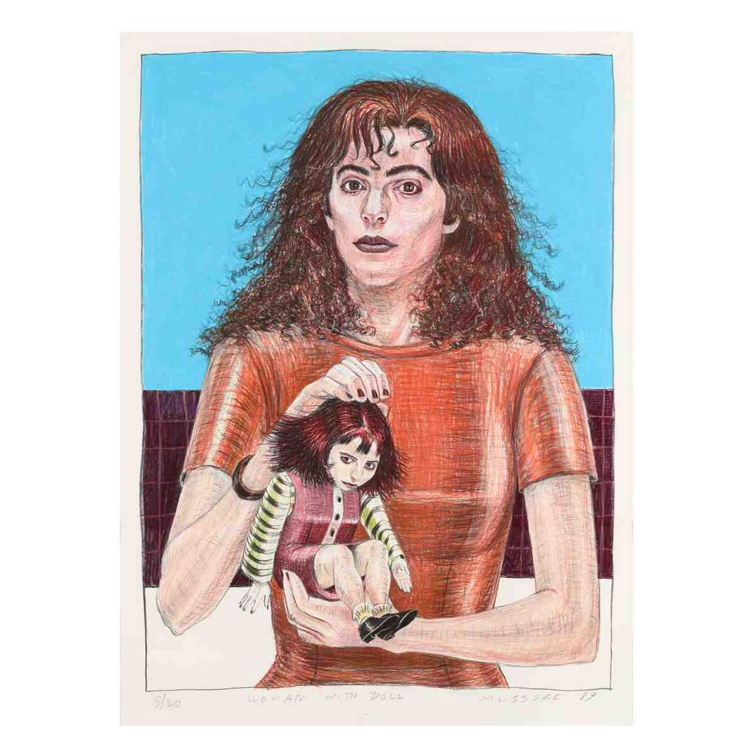 Jody Mussoff (D.C., born 1952), Woman with Doll - Jan 16, 2020 | Leland ...