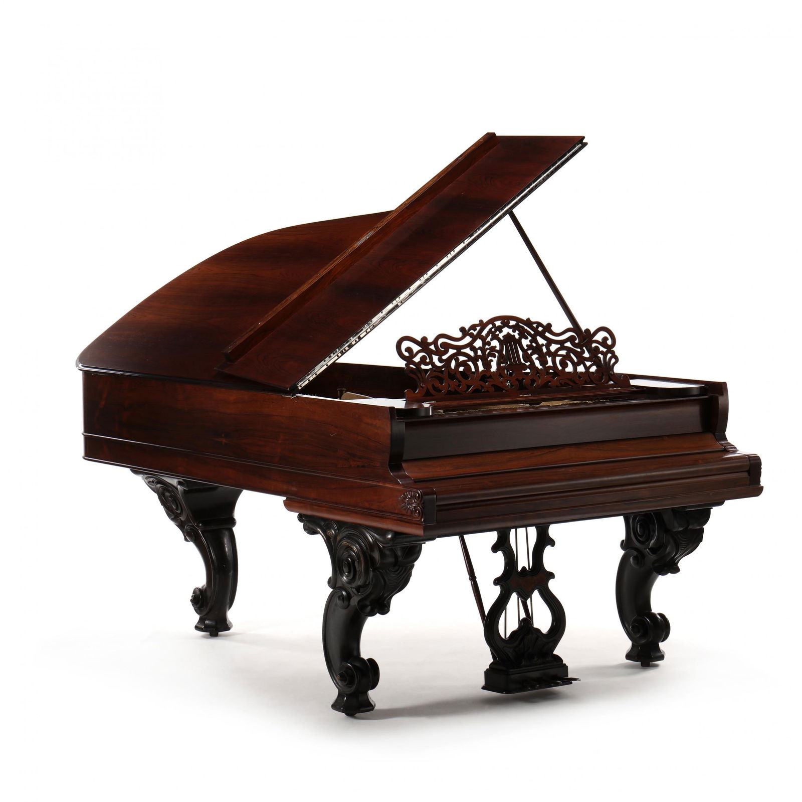 Steinway Rosewood Rococo Revival Grand Piano - Mar 14, 2020 | Leland ...
