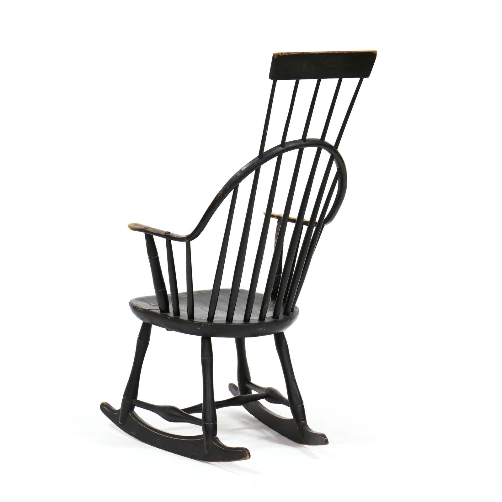 Antique American Comb Back Rocking Chair - May 25, 2020 | Leland Little ...