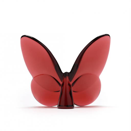 Baccarat Crystal Ruby Butterfly