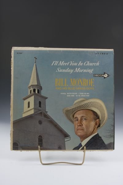 2016: Autographed Bill Monroe Record Album,