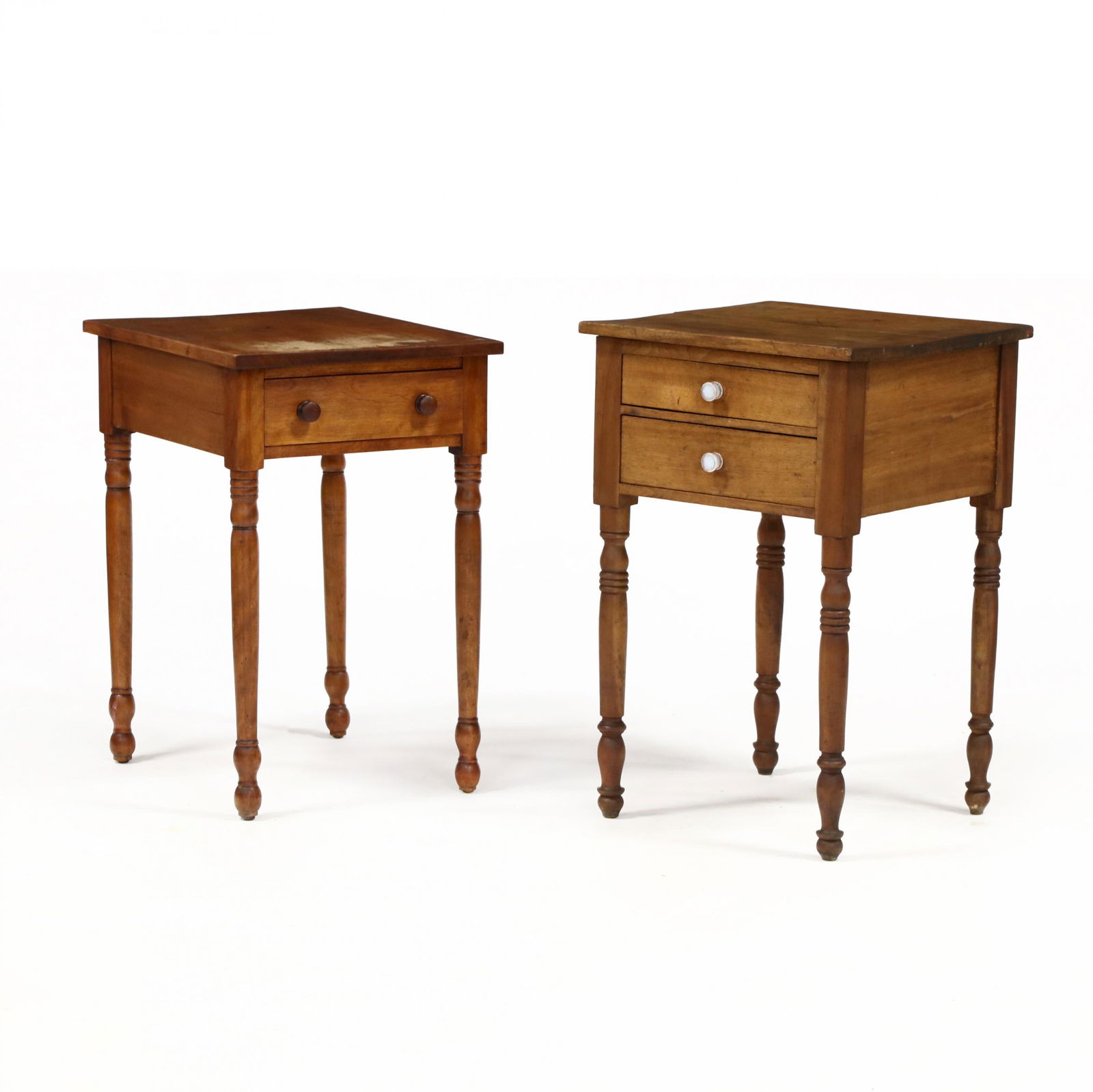 Two American Sheraton Work Tables