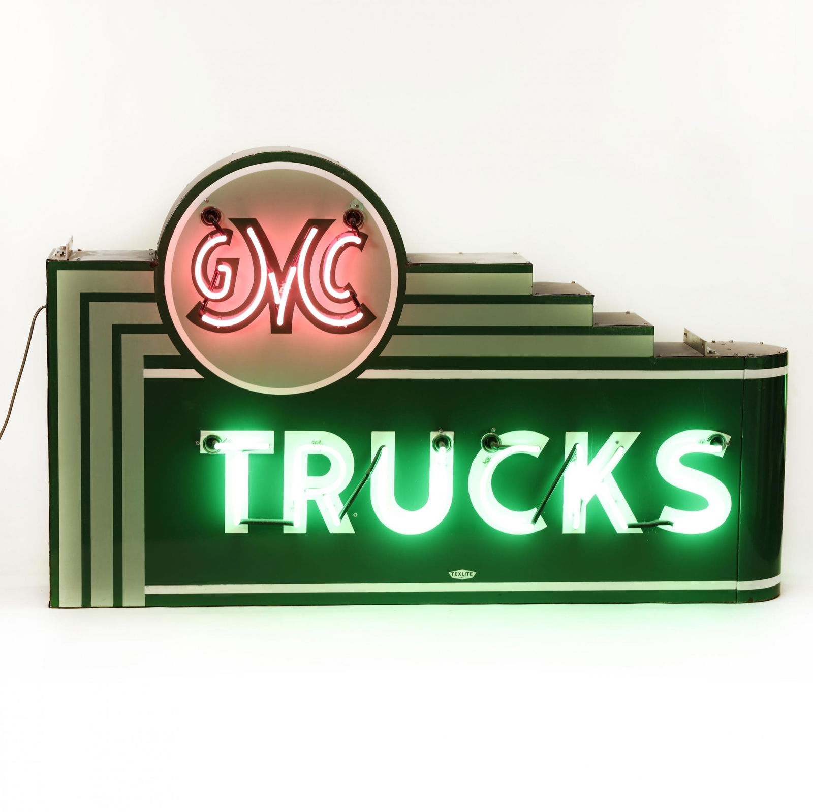 GMC Trucks Neon Sign - Jan 01, 2021 | Leland Little Auctions in NC