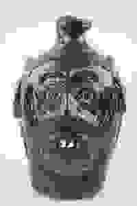 Ga Folk Pottery, Bobby Ferguson Triple Face Jug,