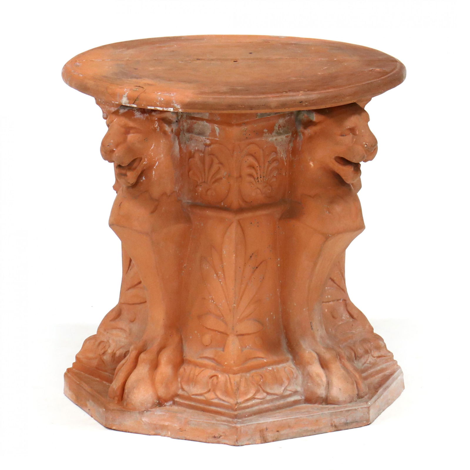 Italian Terracotta Garden Plinth