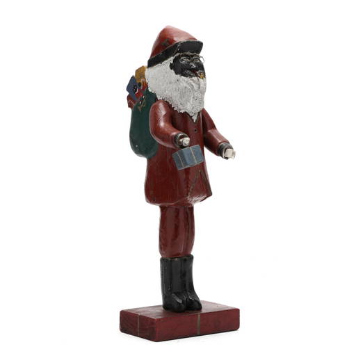 Folk Art Santa, Signed