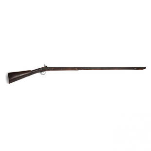 Half Stock American Percussion Rifle Or Fowler
