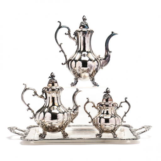Reed & Barton Winthrop Silverplate Tea & Coffee