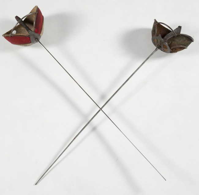 568: Two Antique German Schlager Dueling Swords