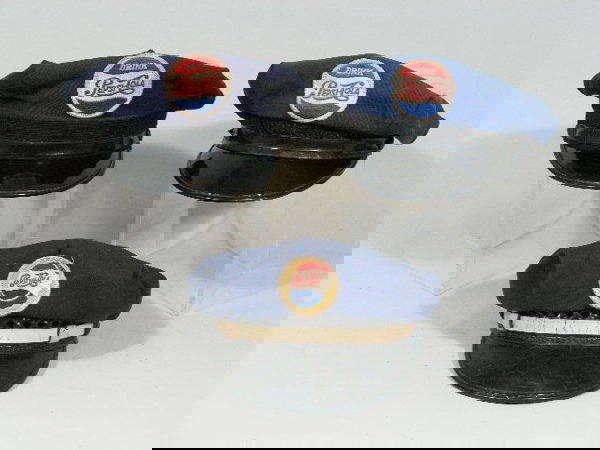 27: Three Vintage Pepsi Cola Delivery Driver Hats, - Jun 11, 2005 ...