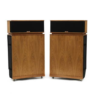 Klipsch, Pair Of Large Klipschorn Corner Speakers