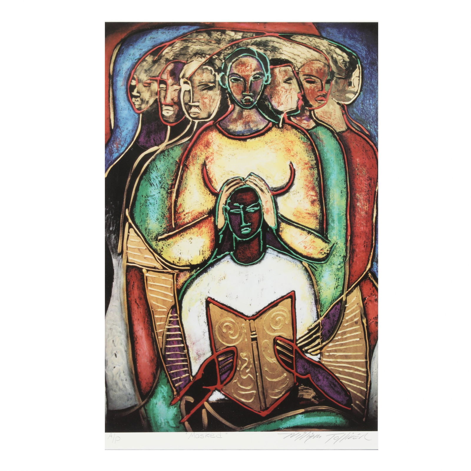 William Tolliver (american, 1951 2000), Masked