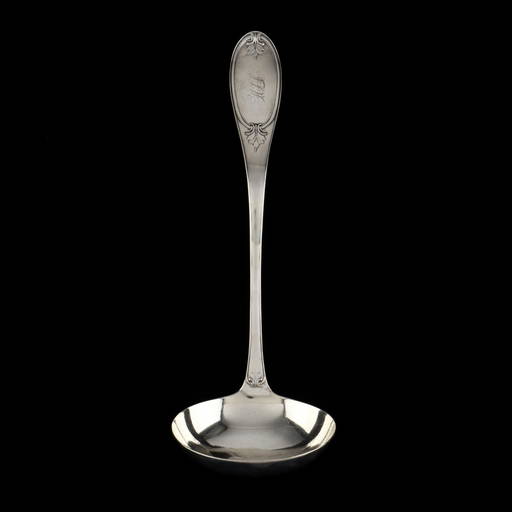 John Polhamus Olive Coin Silver Ladle