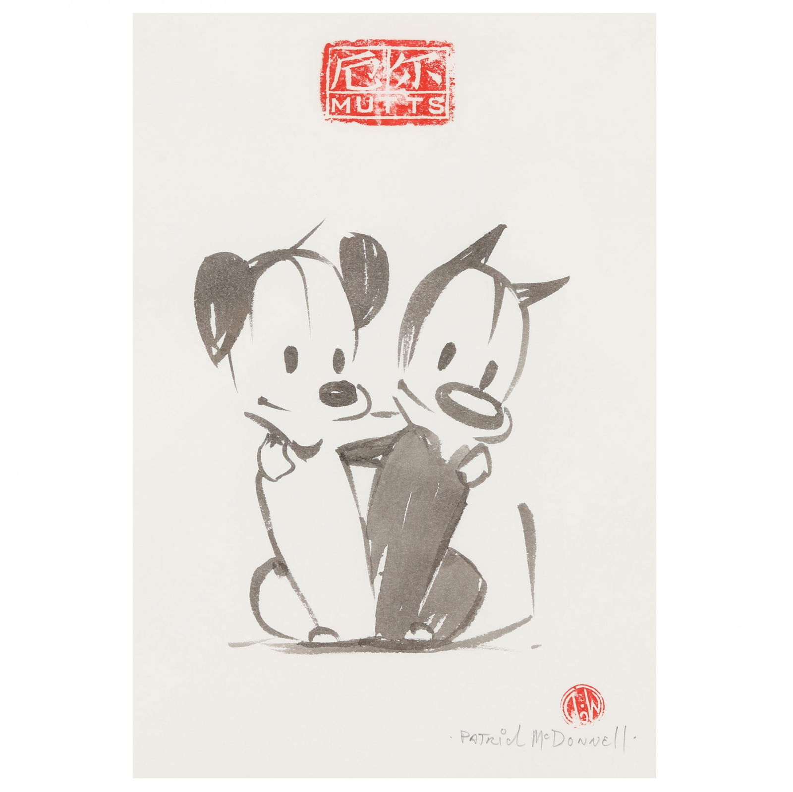 Patrick Mcdonnell (american), Mutts Illustration