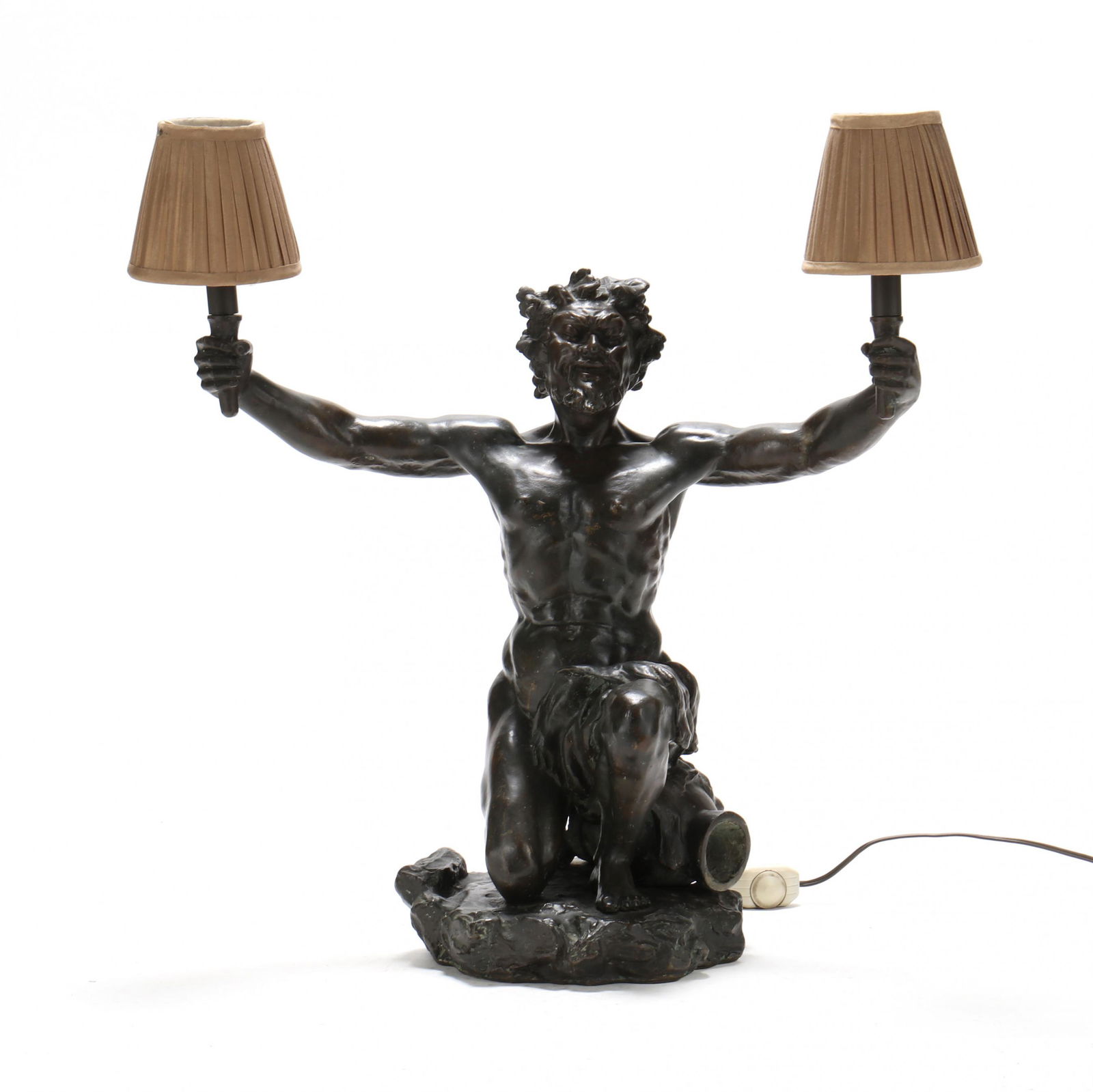 Bronze Bacchus Lamp