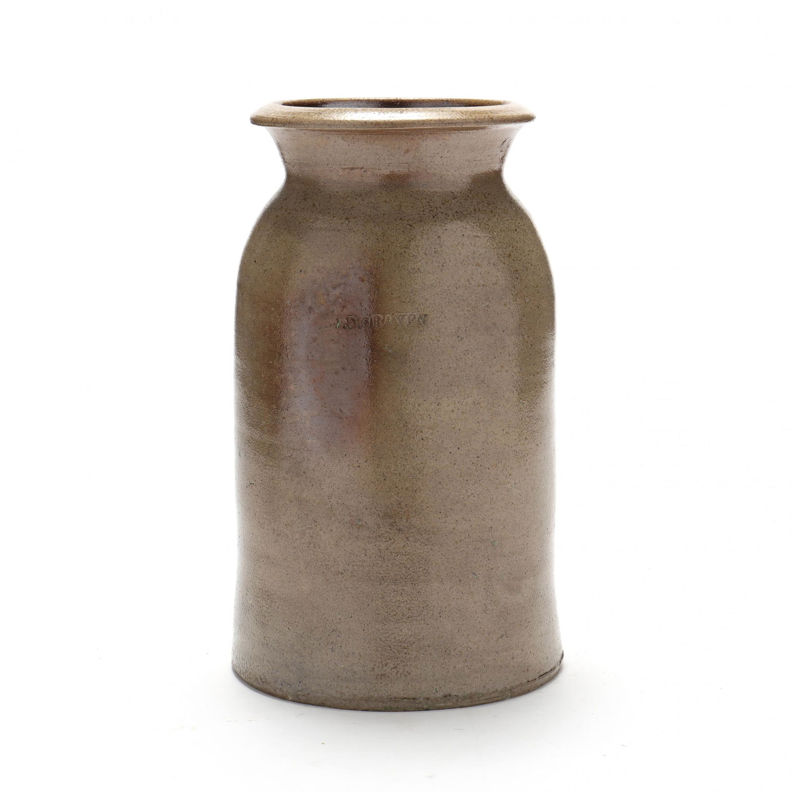 Jacob Dorris Craven (1826-1895 Randolph County, NC), Stoneware Crock ...