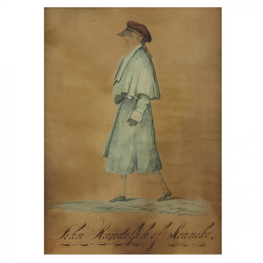 A 19th Century Portrait of John Randolph of Roanoke (#2204) on Dec 15, 2022 | Leland Little in NC