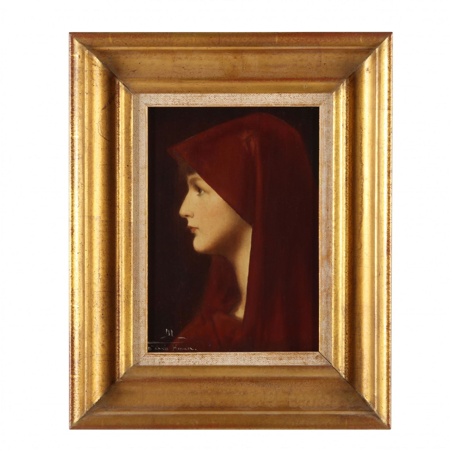 After Jean Jacques Henner (french, 1829 1905), Saint Fabiola Of Rome