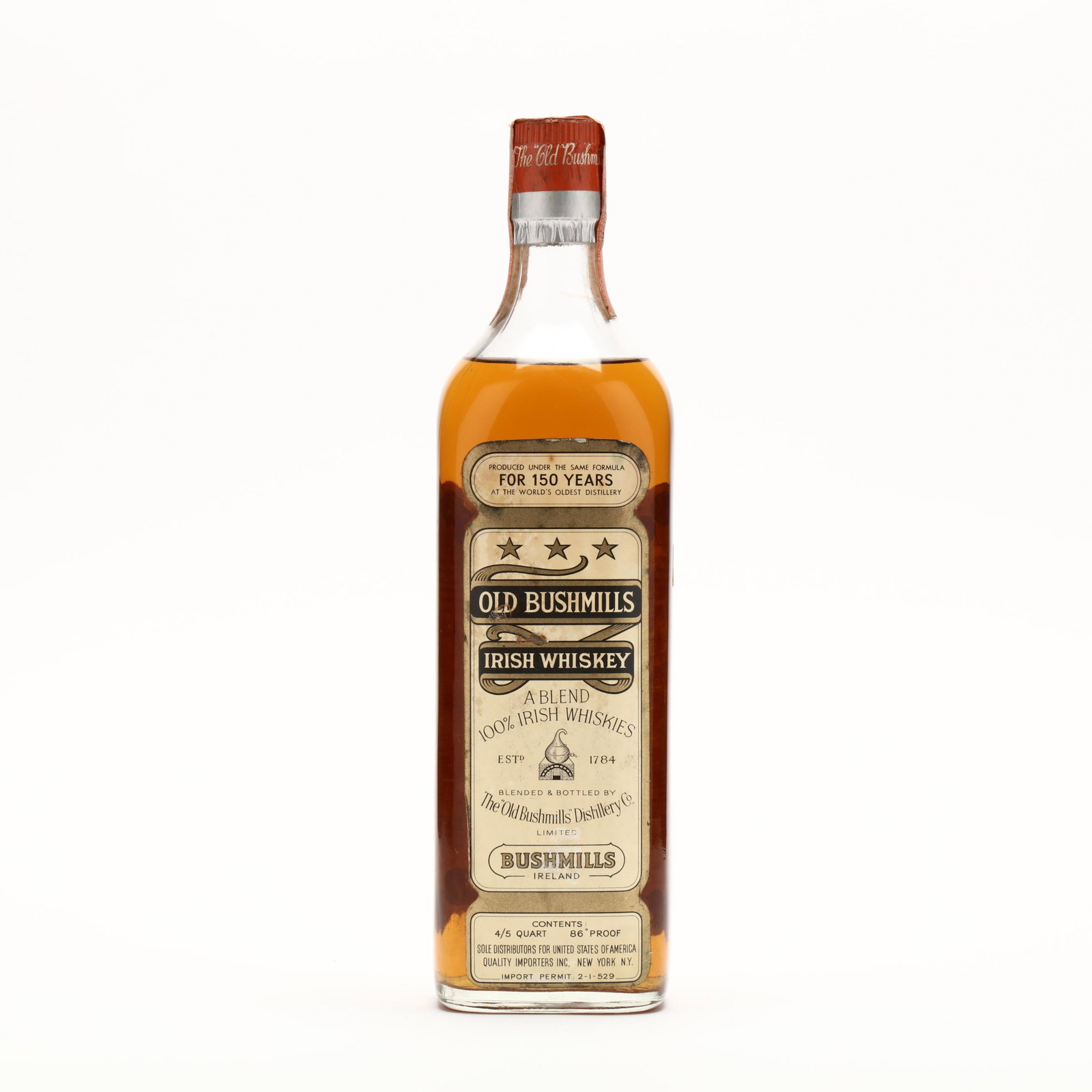 Old Bushmills Irish Whiskey - Mar 10, 2023 | Leland Little in NC