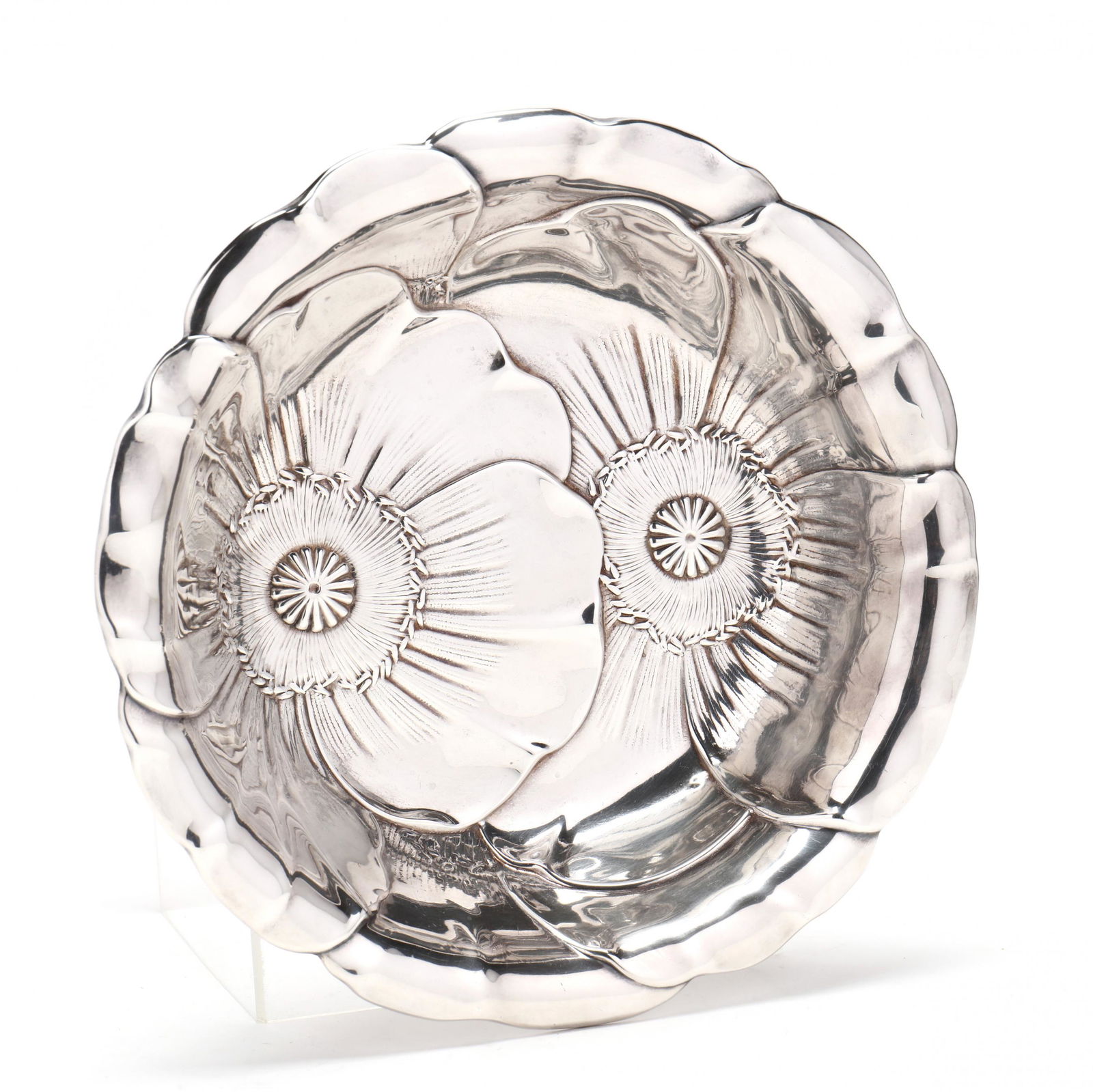 Wallace Poppy Sterling Silver Bowl - Mar 16, 2023 | Leland Little in NC