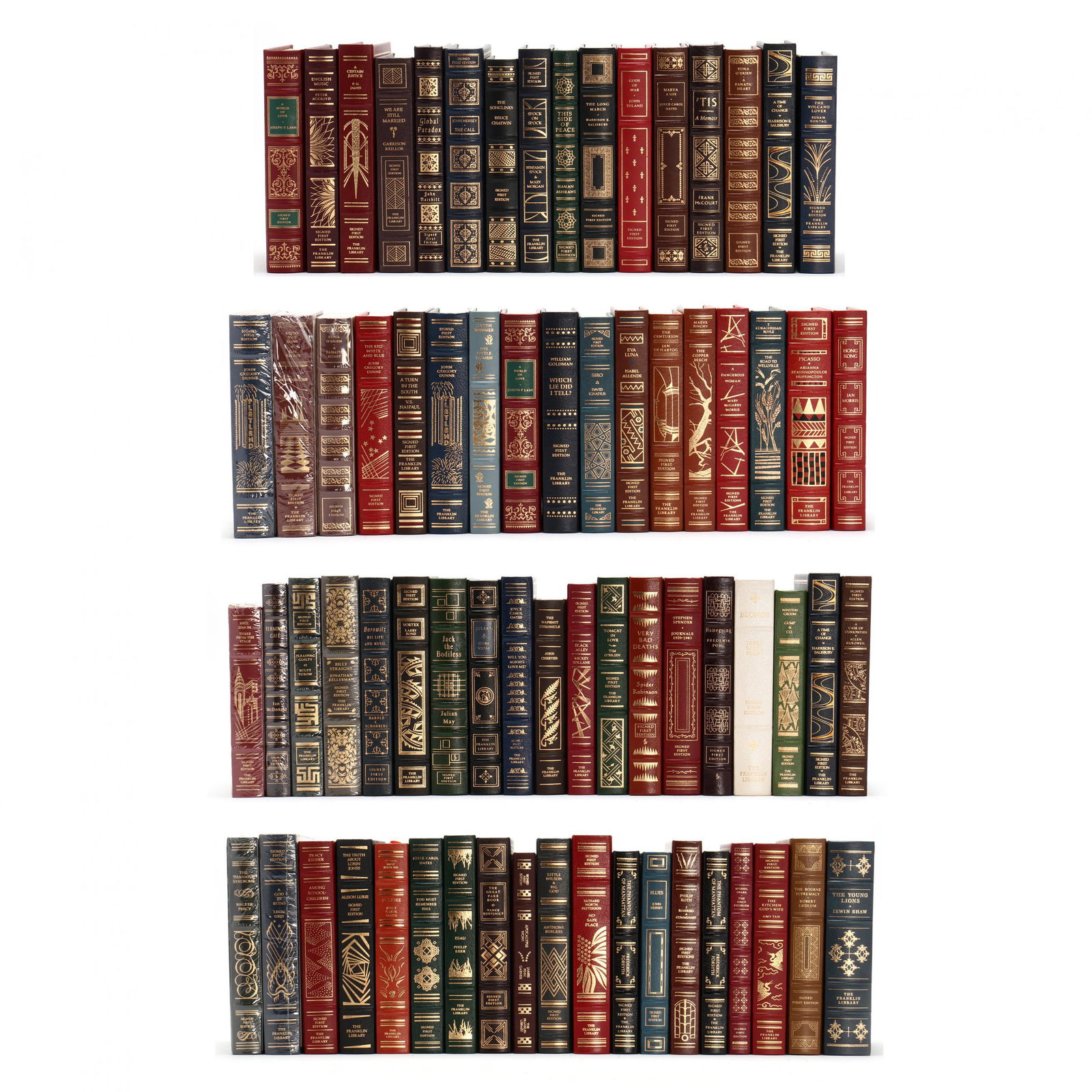 Seventy-one Franklin Press Signed First Edition Books Auction