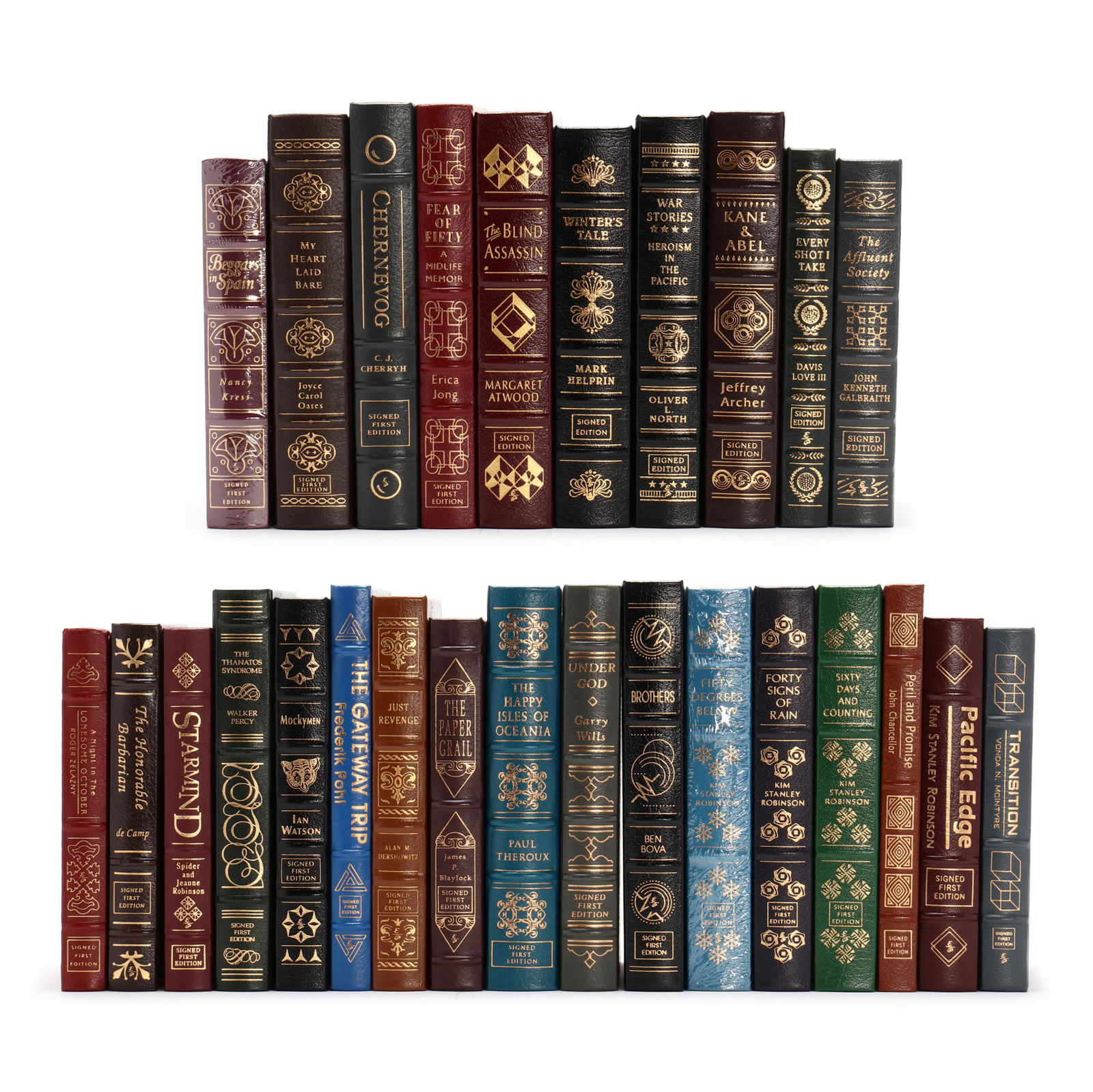 Twenty-one (21) Easton Press Signed First Editions And Six (6) Signed ...