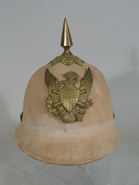 Us Army Spiked Pith Helmet, C.1890,