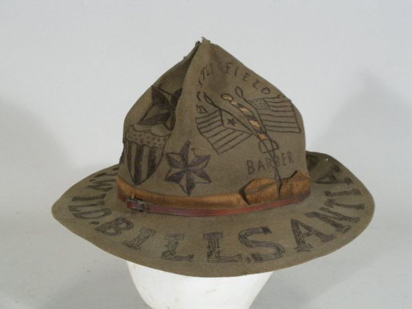 1012: US Army Campaign Hat, c. Late 1890's,