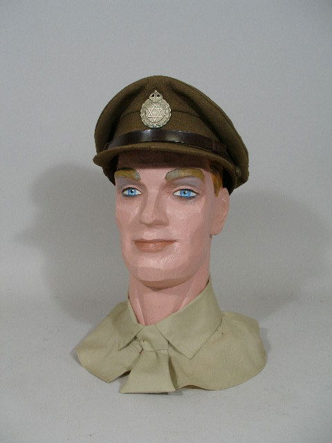 1261: Jewish Brigade Visor Cap, c. 1944,