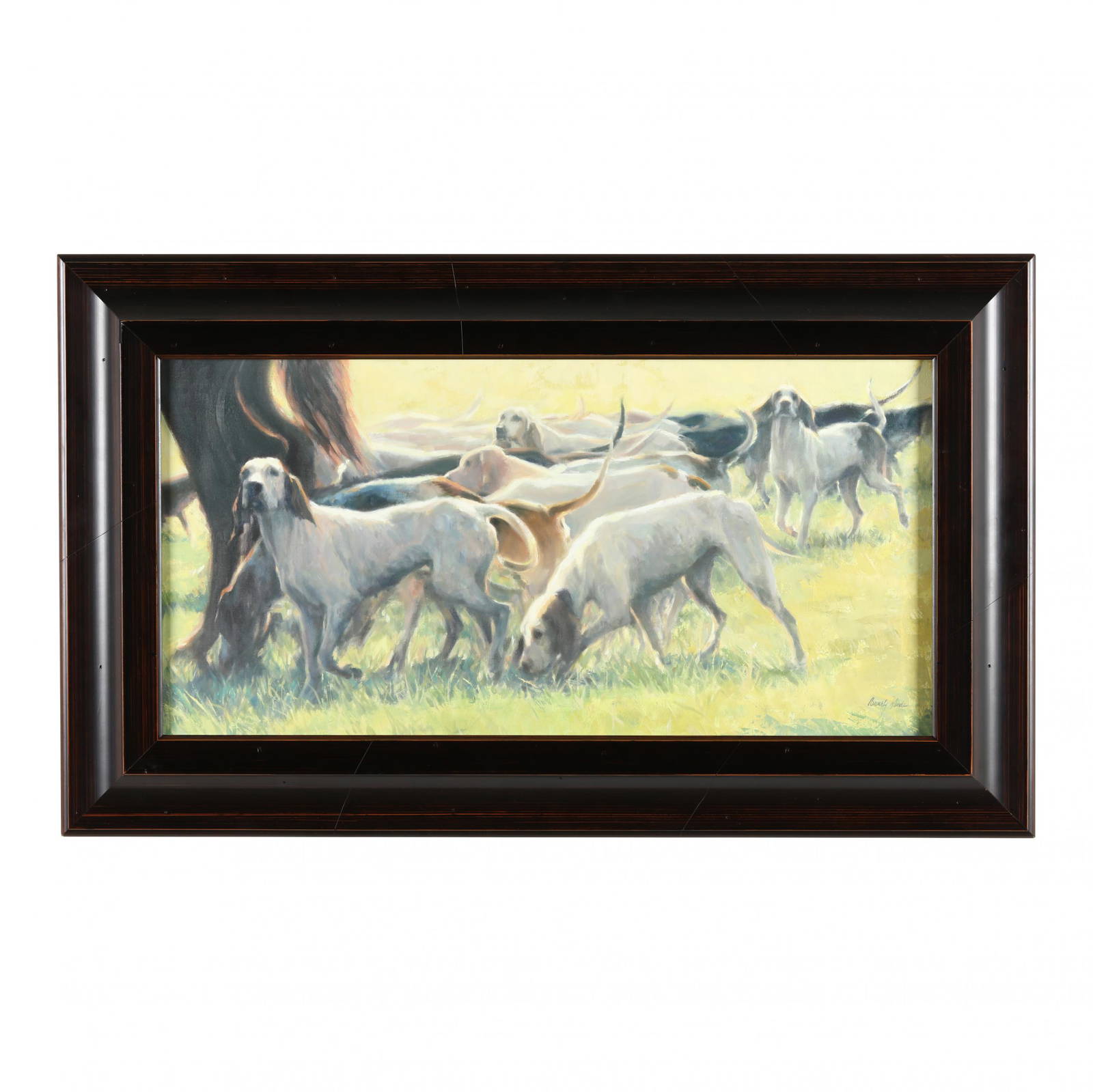 Beverly Wende (american, B. 1942), Back To The Kennels Auction