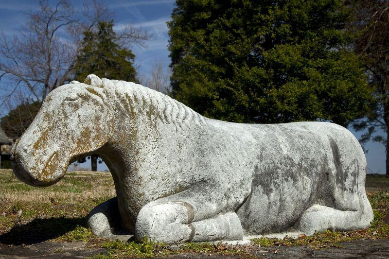 632: Chinese Carved Stone Spirit Road Reclining Horse - Apr 26, 2012 ...