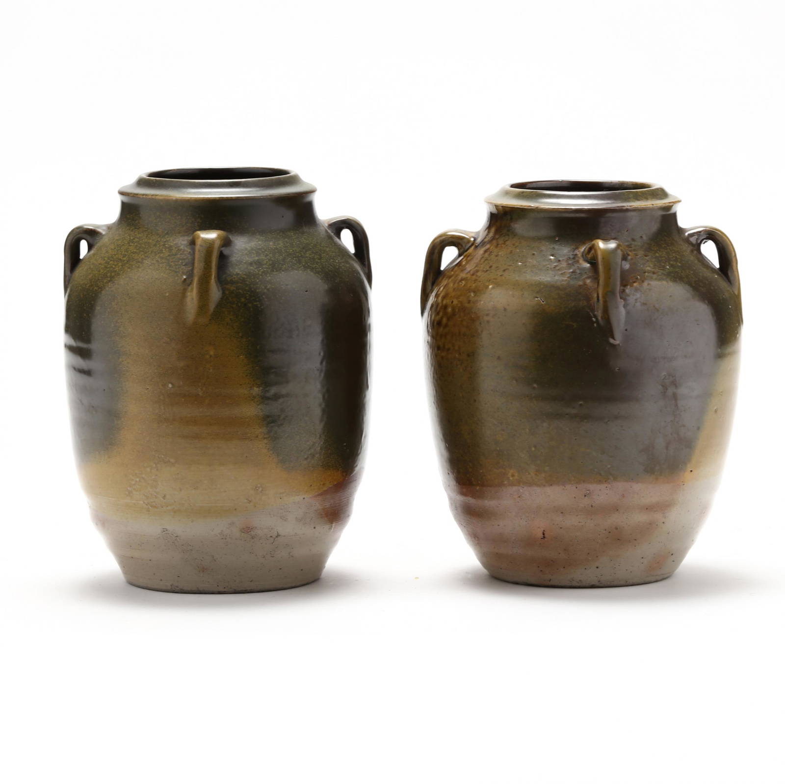 Jugtown Pottery (seagrove, Nc), Pair Of Grueby Vases Auction