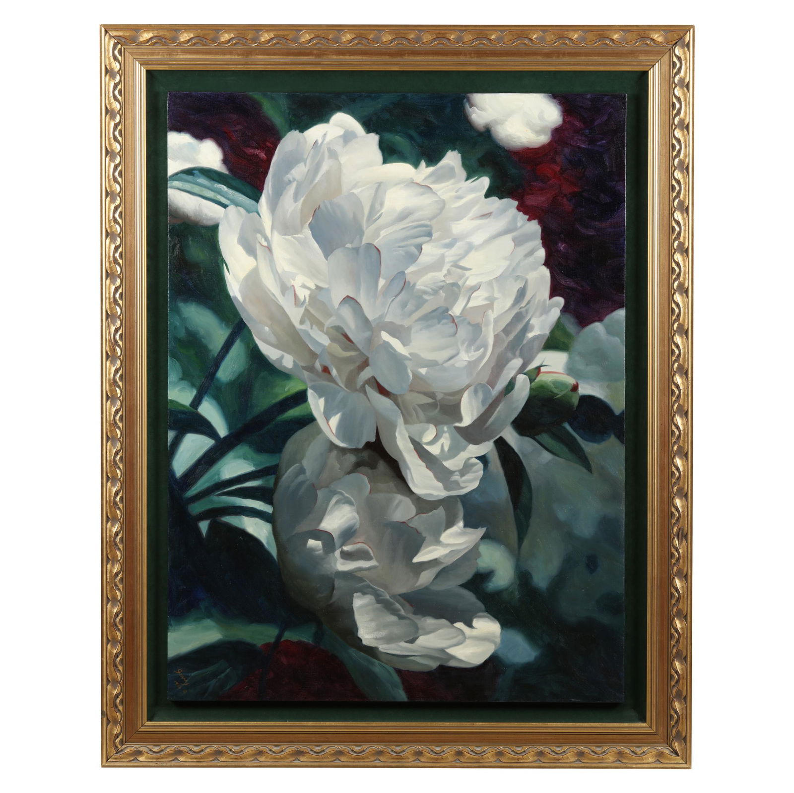 Michael Gerry (american, 1952-2008), Peonies Auction