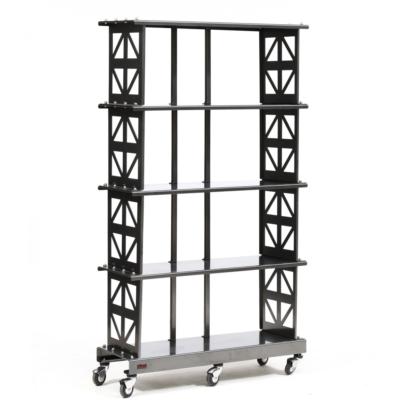 Boltz Furniture Lp/record Storage Rack With Casters Auction