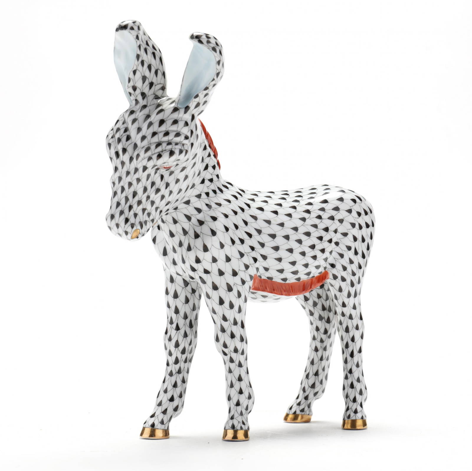 Herend Porcelain Donkey #15275 Auction