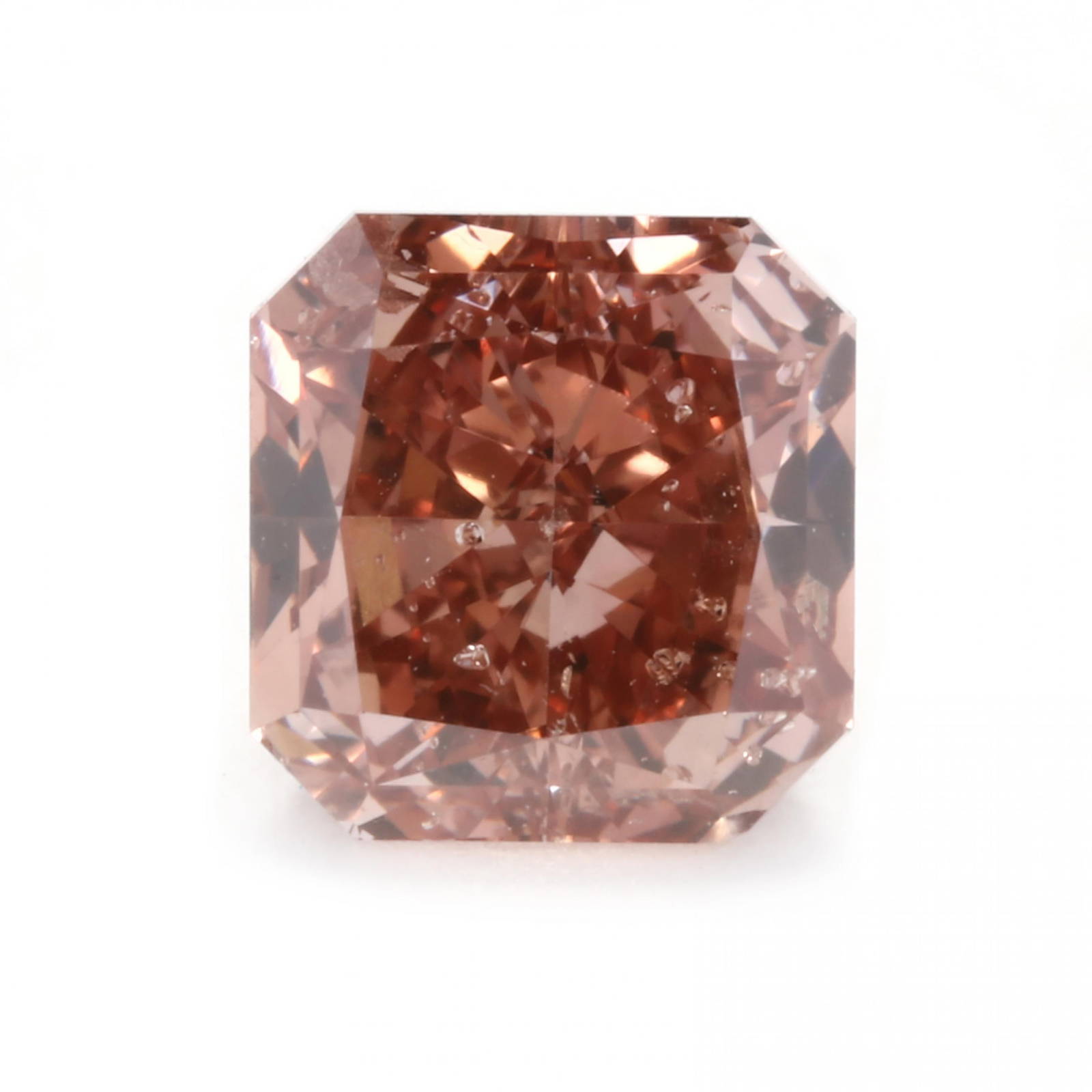 Loose Fancy Deep Orangy Pink Diamond Auction