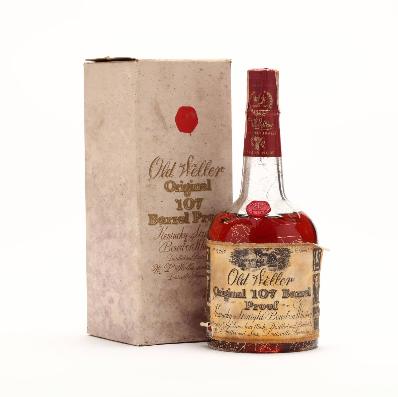 Old Weller Original 107 Barrel Proof Bourbon Auction