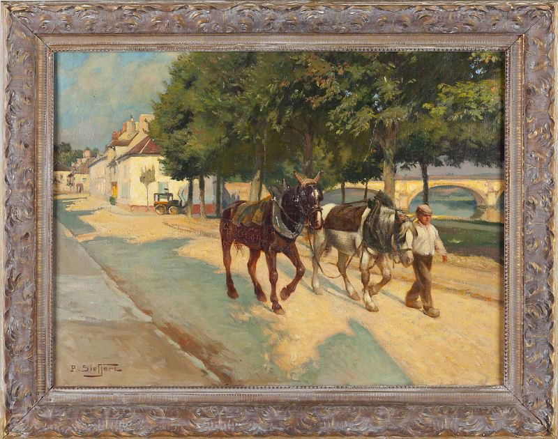368: Paul Sieffert (Fr., 1874-1957), Village Lane