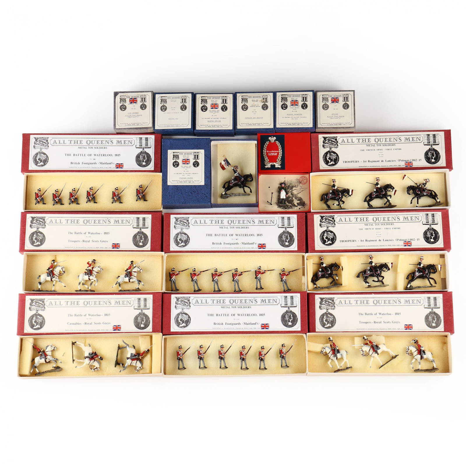 All The Queen's Men "the Battle Of Waterloo" Series & Other French Army ...