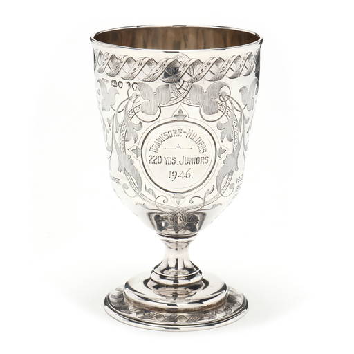 Victorian Silver Fox Hunt Trophy Cup, Mark Of Robert Hennell Iv