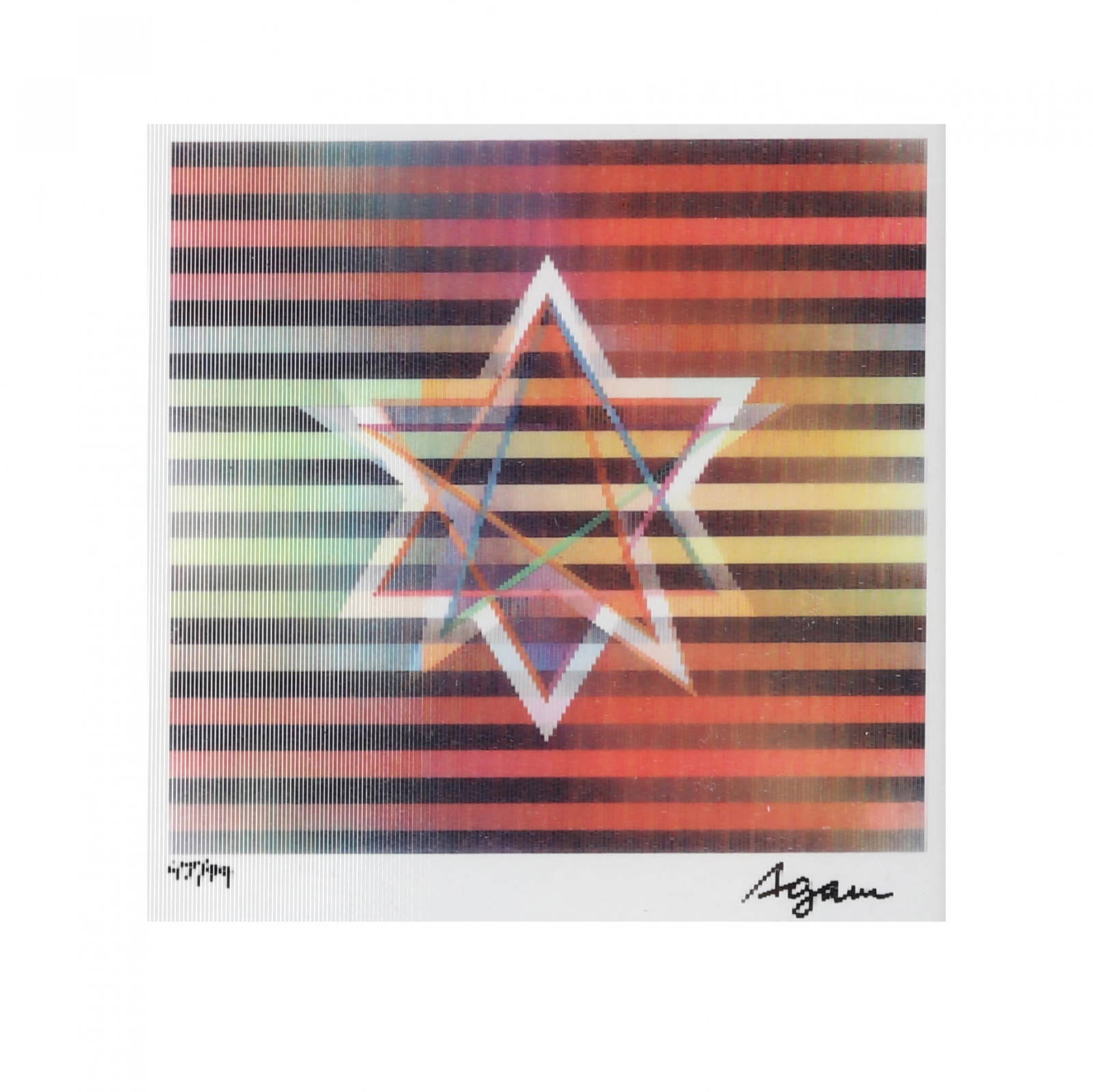 Yaacov Agam (israeli, B. 1928), Untitled (rainbow Hope) Auction